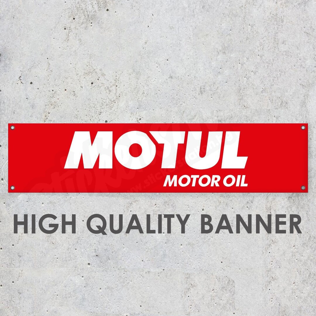 Motul Vinyl Banner Garage Motorsport Motorbike Sign Decoration Bike ...