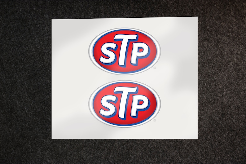 STP Printed Vinyl Sticker Sheet Decals Car Accessories Automotive ...