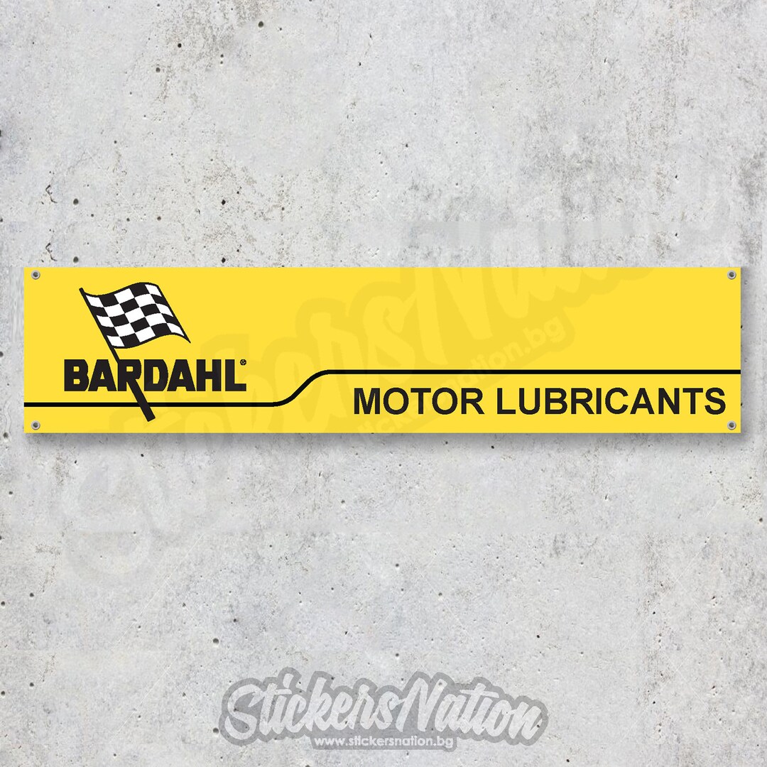 Bardahl Vinyl Banner Garage Motorsport Motorbike Sign Decoration Bike ...