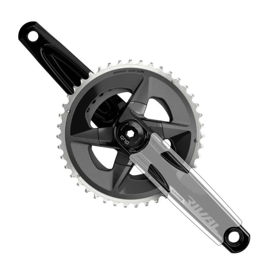 2x SRAM Rival AXS Crank Arm Protection Set Bike Bicycle Crankset Clear ...