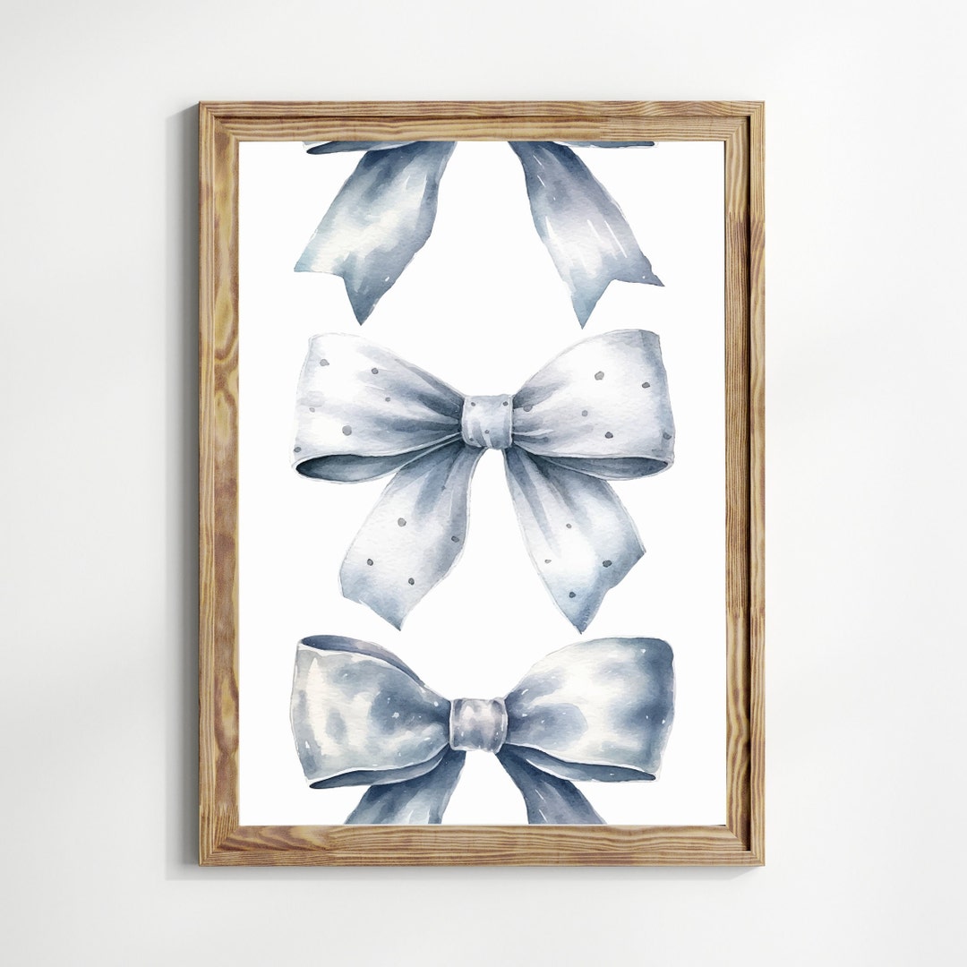 Coquette Room Poster,aesthetic Bows Poster,aesthetic Coquette Wall Art ...