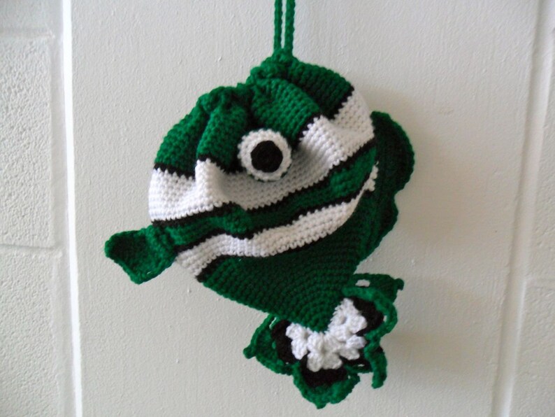 Green Drawstring Fish Purse - Green Drawstring Fish Bag - Green ...
