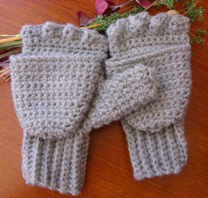 Gray Wool Convertible Mittens Gray Convertible Mittens - Etsy