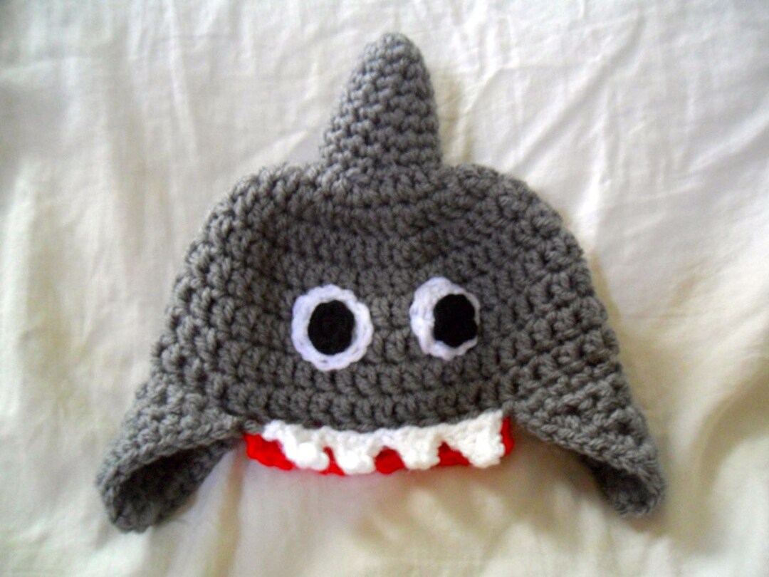 Baby Shark Hat - Baby Shark Earflap Hat - Baby Shark Ear Flap Hat ...