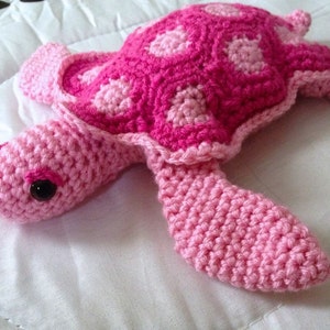 Pink sea turtle stuffed animal store