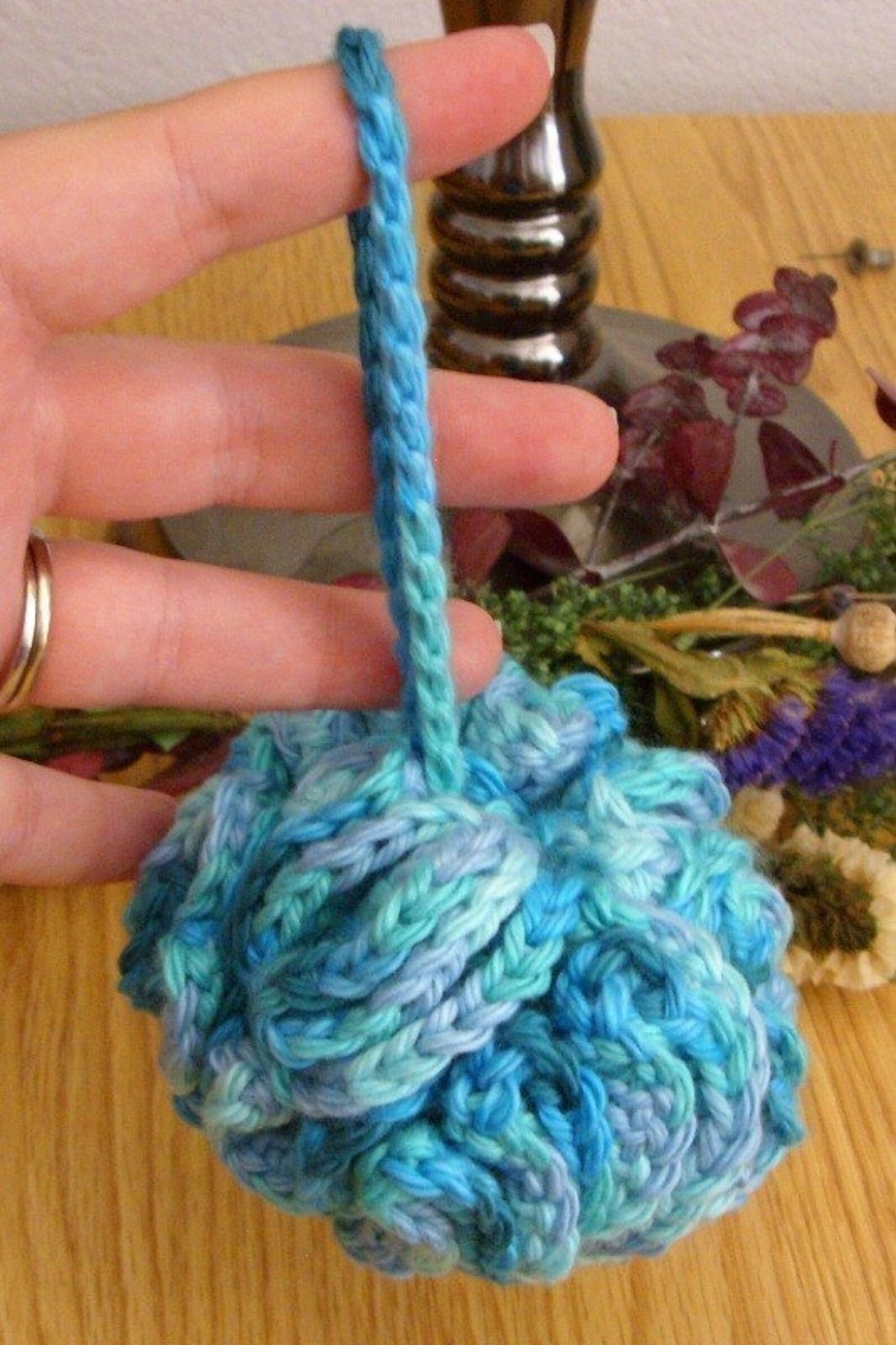 Crocheted Oceana Bath Puff SAMPLE Soap Included - Etsy
