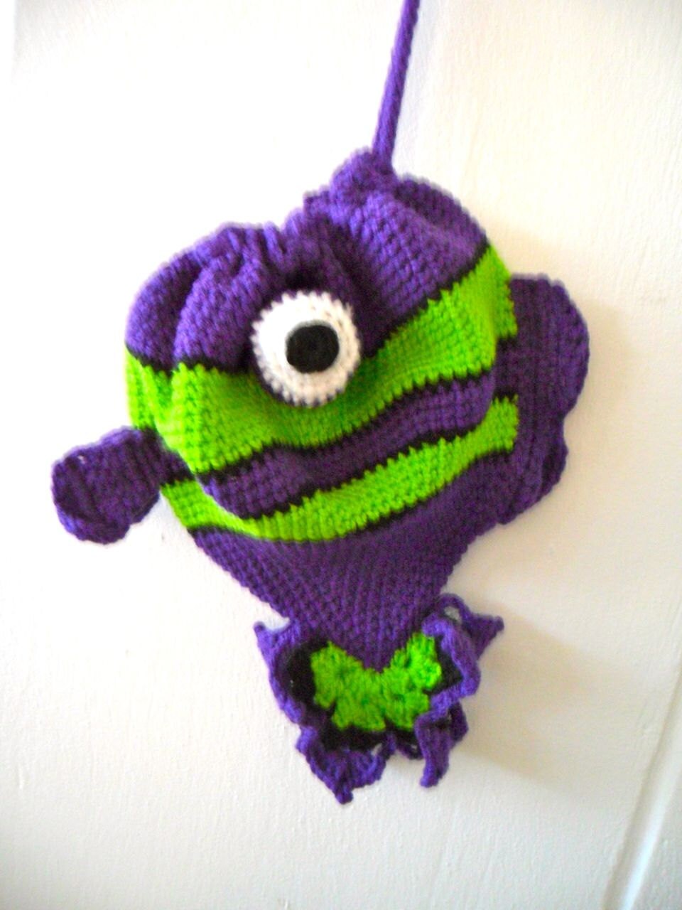 Fish Drawstring Purse Fish Purse Clownfish Purse - Etsy