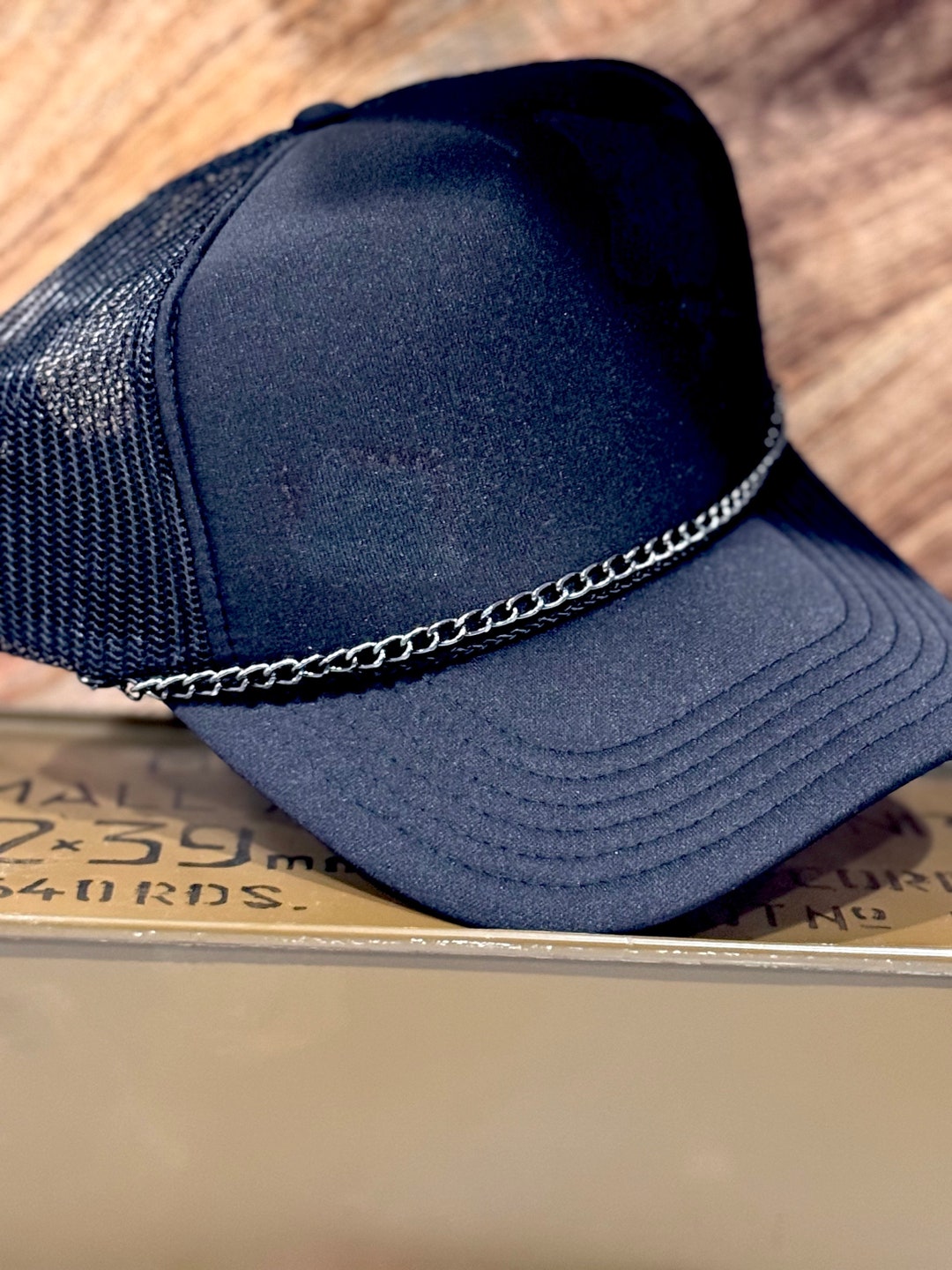 Trucker Hat Chain | Cuban Link Chain - Etsy
