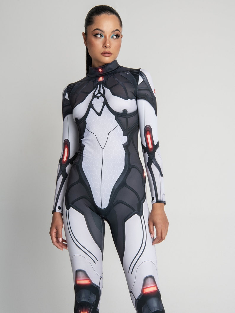 Futuristic Droid Costume: Women's Festival Outfit, Cosplay Robot - Etsy