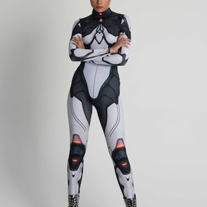 Futuristic Droid Costume: Women's Festival Outfit, Cosplay Robot - Etsy