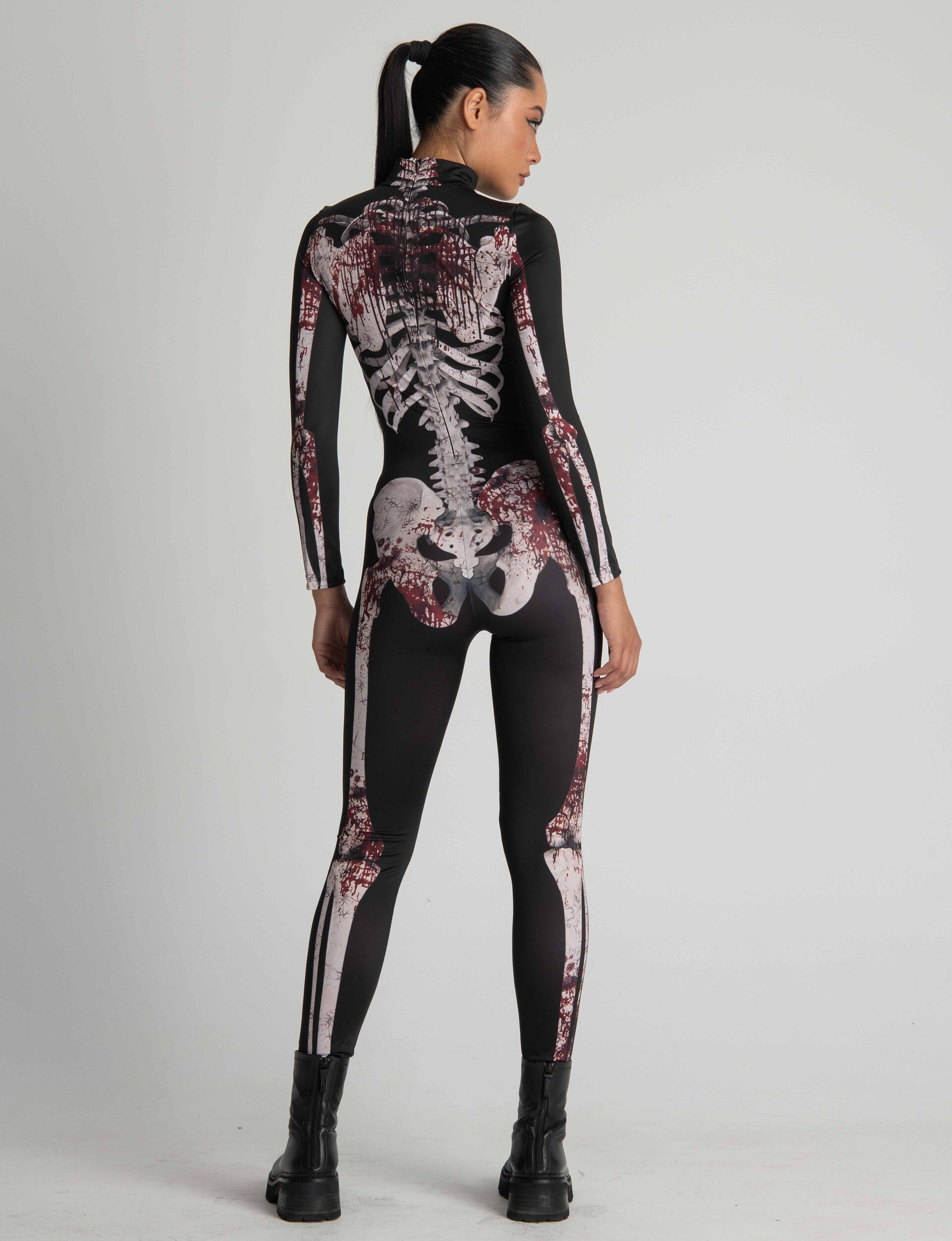 Bloody Skeleton Halloween Costume Women, Get Your Spooky Vibes With ...