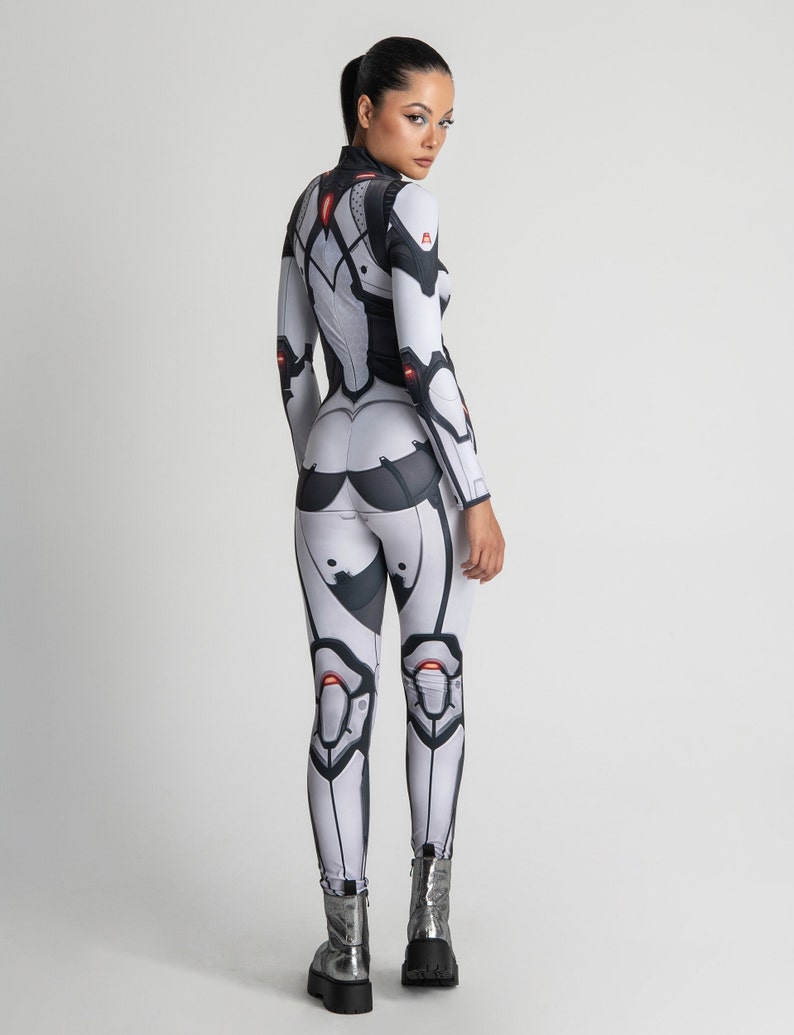 Futuristic Droid Costume: Women's Festival Outfit, Cosplay Robot - Etsy