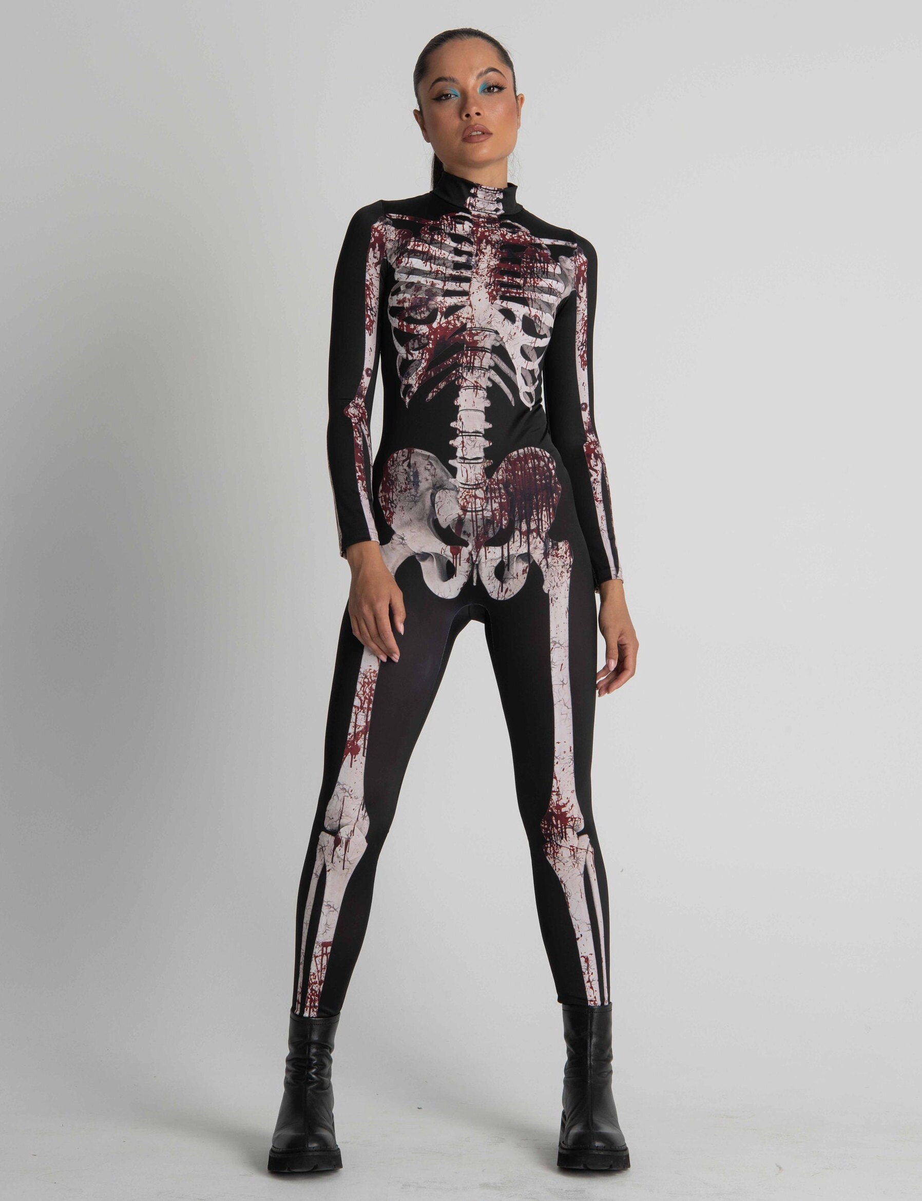 Bloody Skeleton Halloween Costume Women, Get Your Spooky Vibes With ...