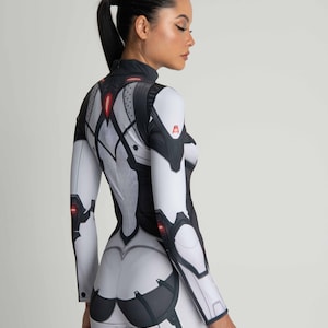 Futuristic Droid Costume: Women's Festival Outfit, Cosplay Robot - Etsy