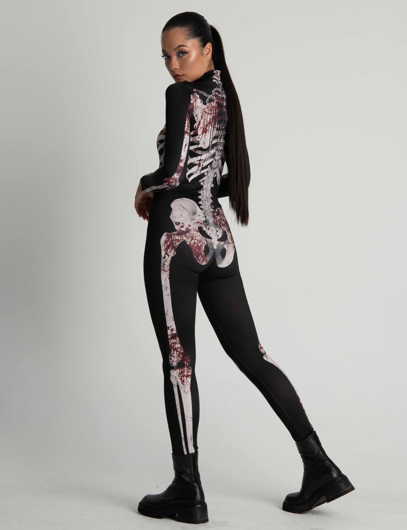 Bloody Skeleton Halloween Costume Women, Get Your Spooky Vibes With ...