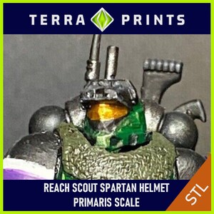 REACH SCOUT (jun) Spartan HELMET - Halo - (stl File Only) - Compatible ...