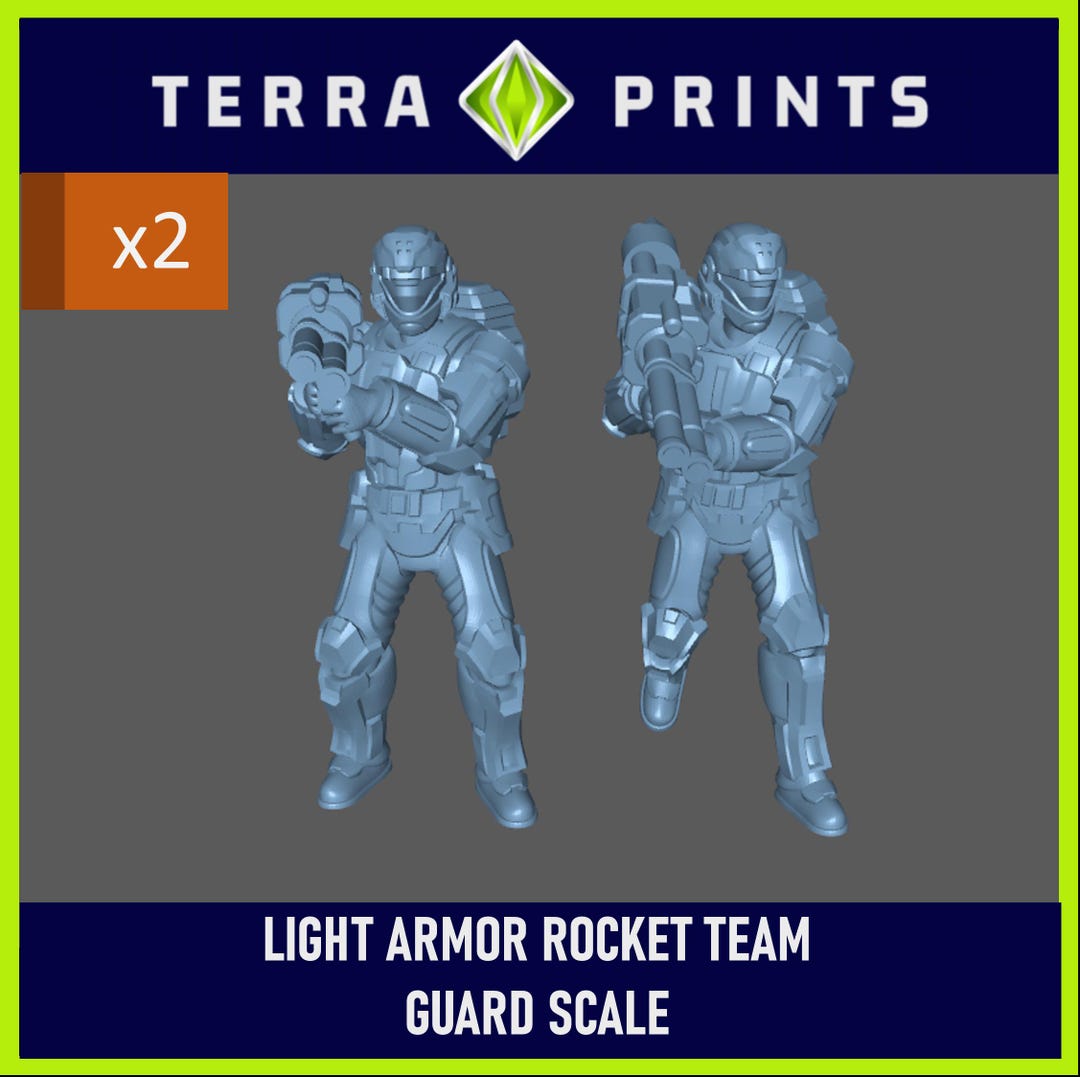 ODST Light Armor ROCKET Team (2x) - Compatible With Astra Militarum ...