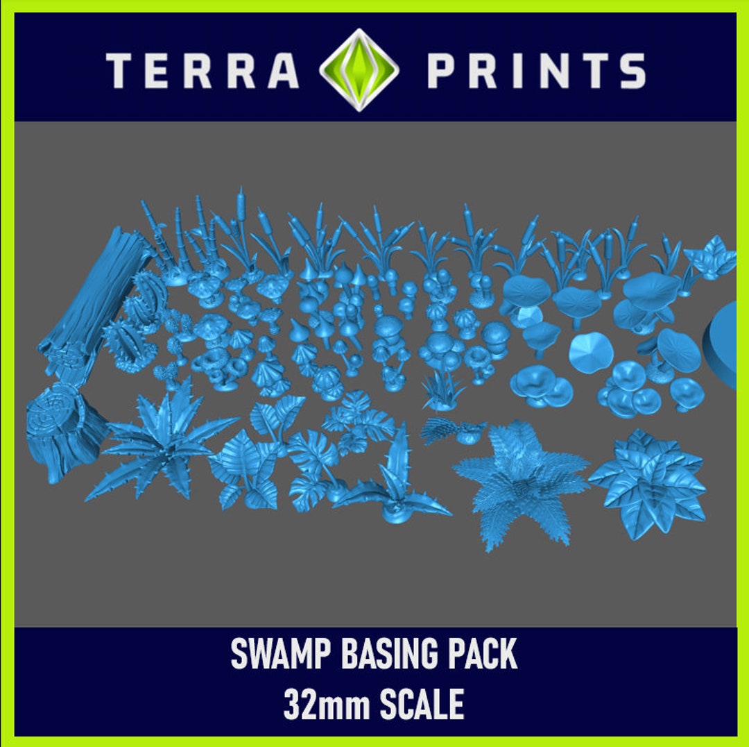 SWAMP BITS PACK - Resin - for Jewlery or Wargame Miniatures - Basing - Etsy