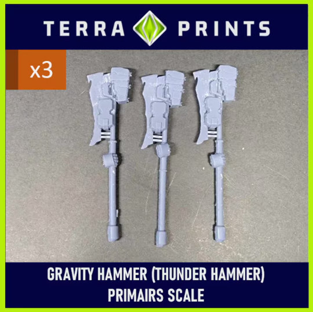 GRAV HAMMER - Thunder Hammer Replacer - (stl File Only) - Compatible ...