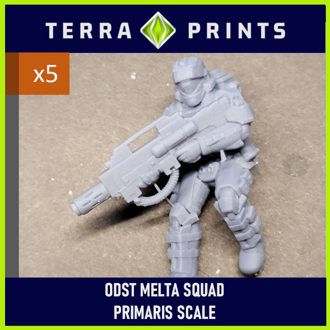 ODST HEAVY MELTA Squad (5x) - Compatible With Astra Militarum - Guard ...