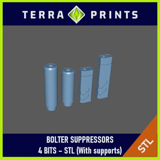 BOLTER Suppressor PACK 4 Stls Compatible With Sm Marines - Etsy