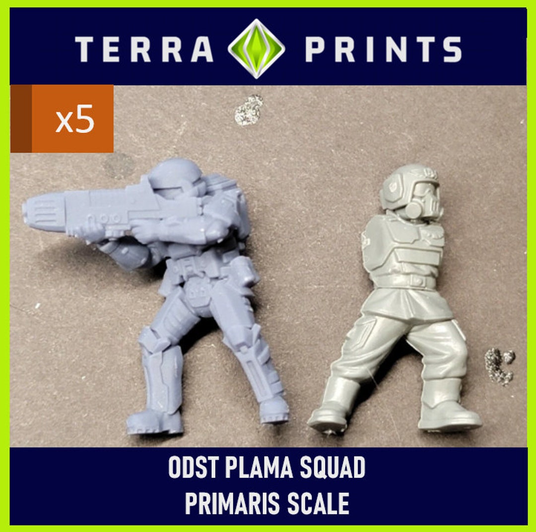 ODST HEAVY PLASMA Squad (5x) - Compatible With Astra Militarum - Guard ...