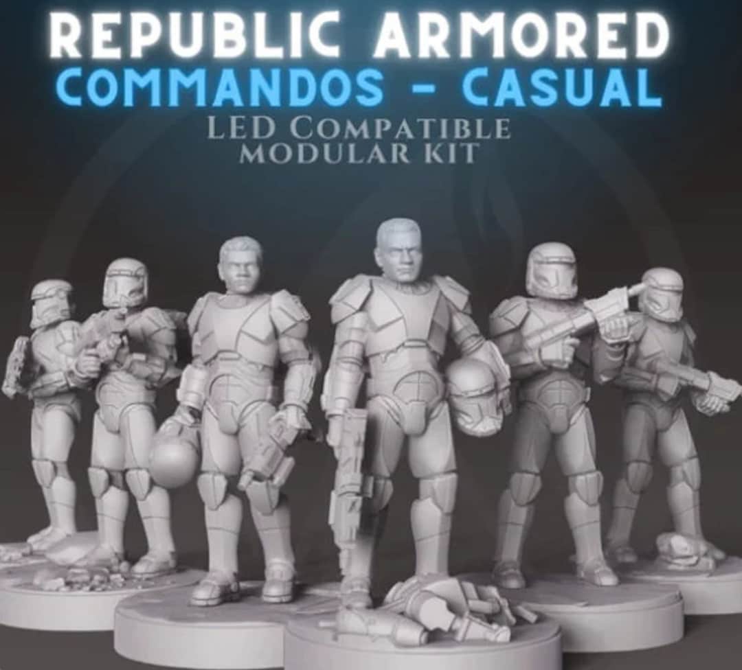 COMMANDO Squad #6 - (13x Models) - Legion Compatible - 32mm Scale ...