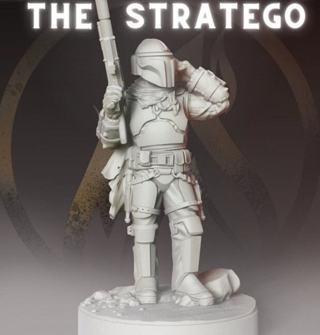 THE STRATEGO - Mando - Legion Compatible - 32mm Scale | Darkfire - Etsy