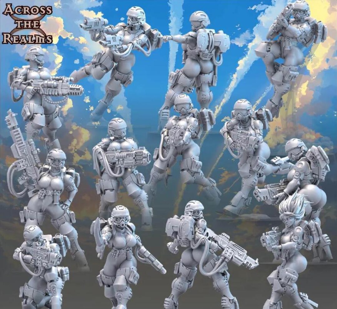 Valkyrie Drop Squad (13x) - Compatible With Astra Militarum - Guard ...