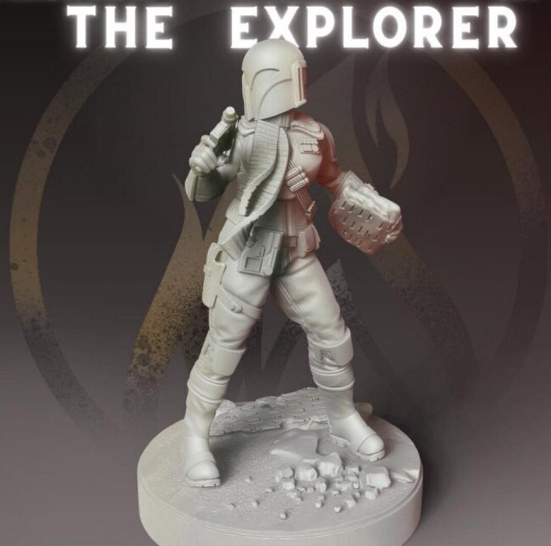 THE EXPLORER - Mando - Legion Compatible - 32mm Scale | Darkfire - Etsy