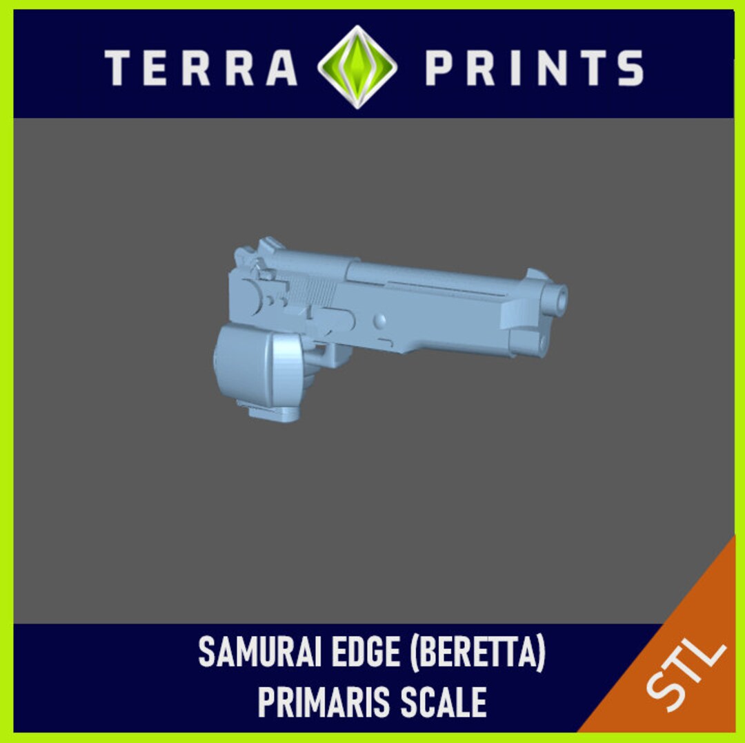 SAMURAI EDGE - RE - Model Bit (stl File Only) - Compatible With Sm ...