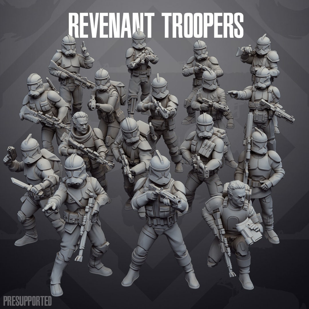 REVENANT TROOPERS - (model Pack) - Legion Compatible - 32mm Scale ...