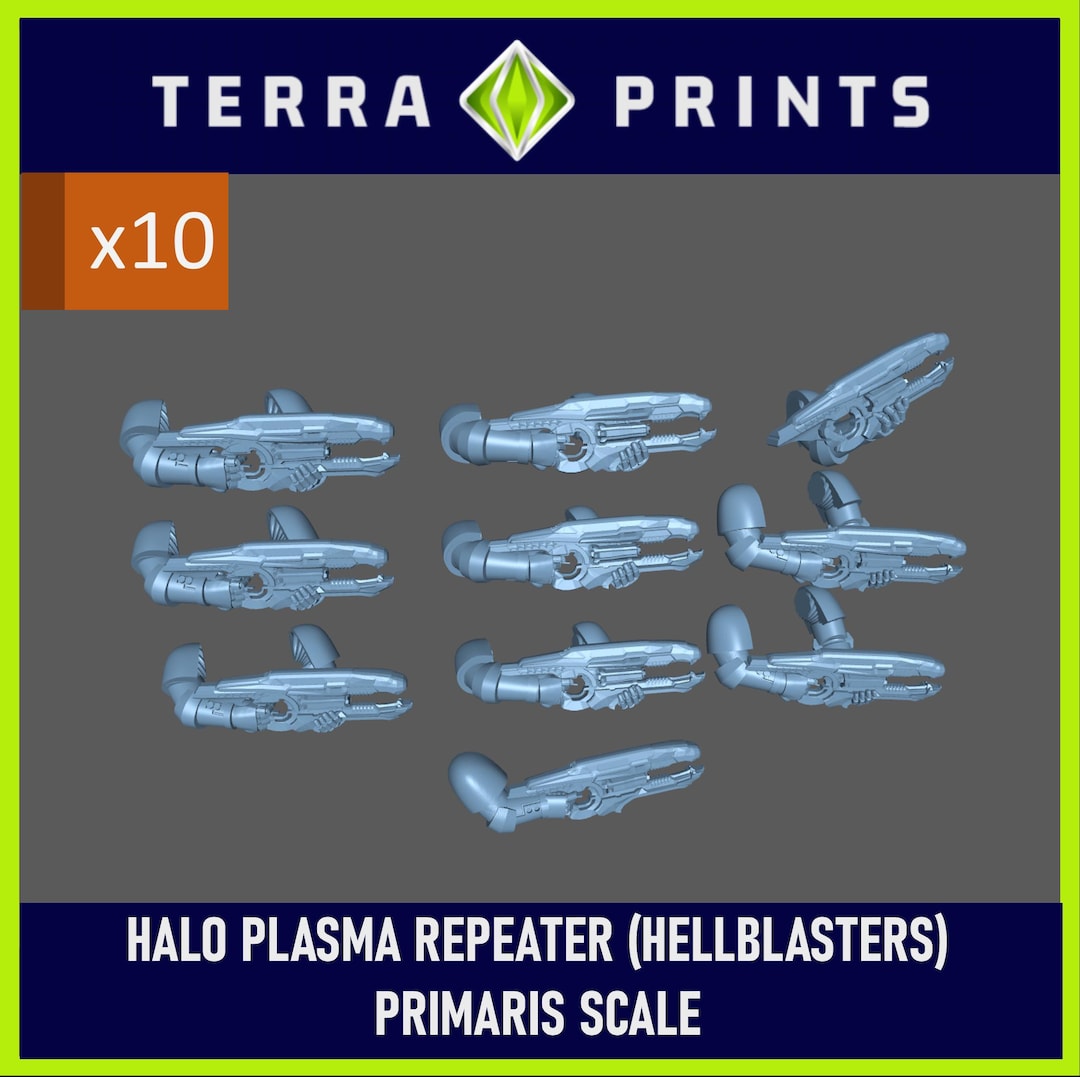 PLASMA REPEATER Rifle - HALO - (x10 Bits) Compatible With Sm Primary ...