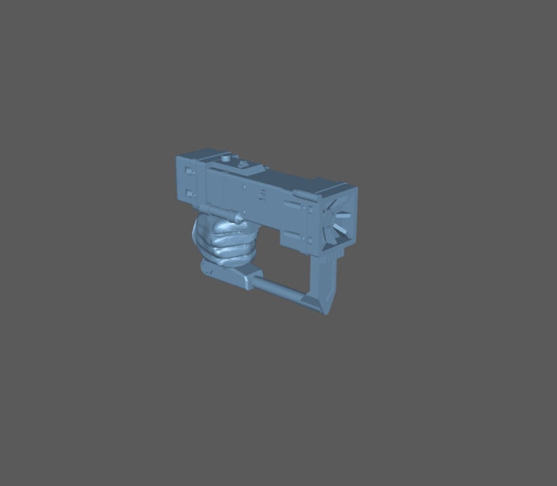 LASER PISTOL FALLOUT Model Bit stl File Only Compatible With Space ...