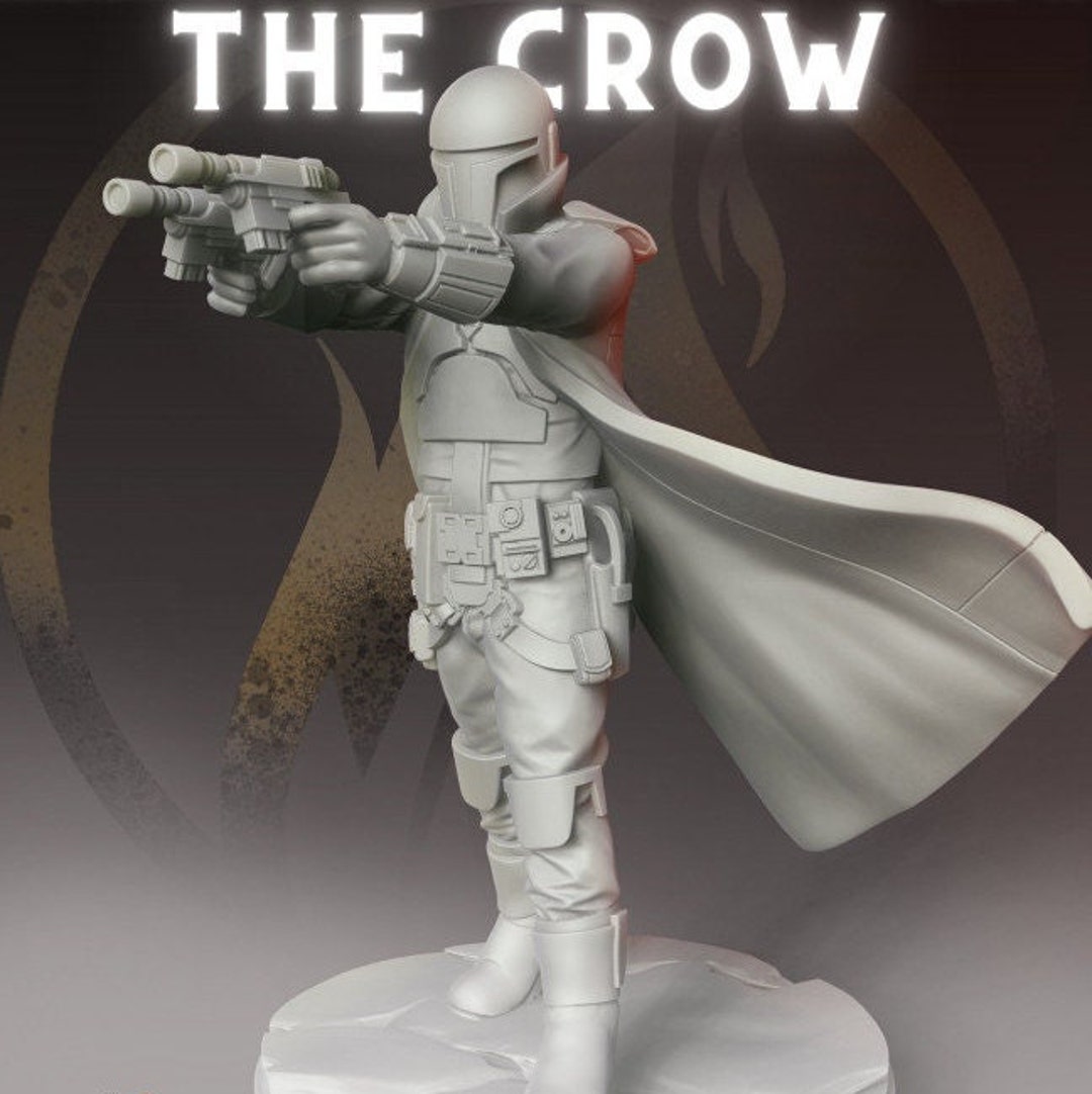 THE CROW - Mando - Legion Compatible - 32mm Scale | Darkfire - Etsy