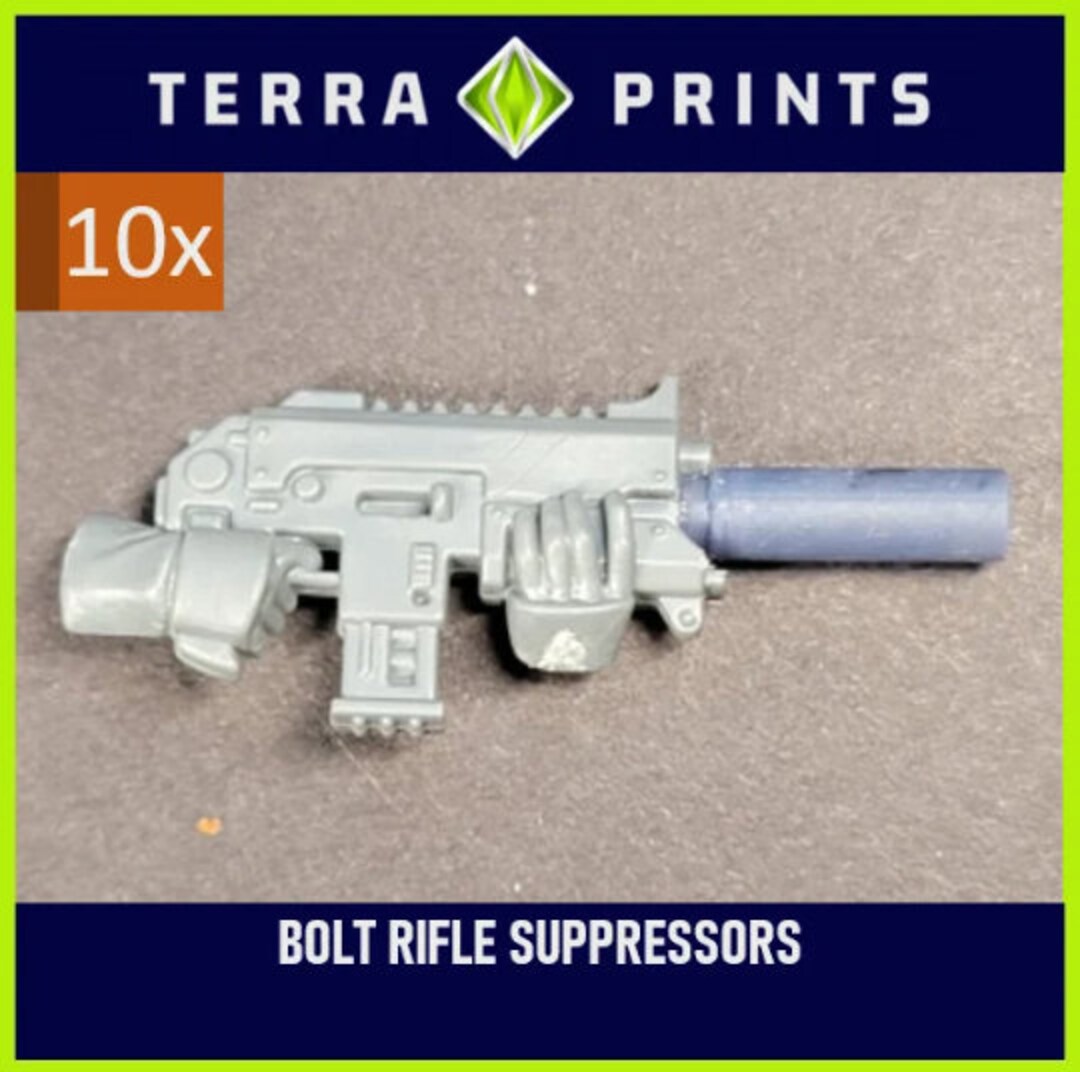 BOLTER Rifle Suppressor - MODEL BIT (10x) - Compatible With Sm Marines ...