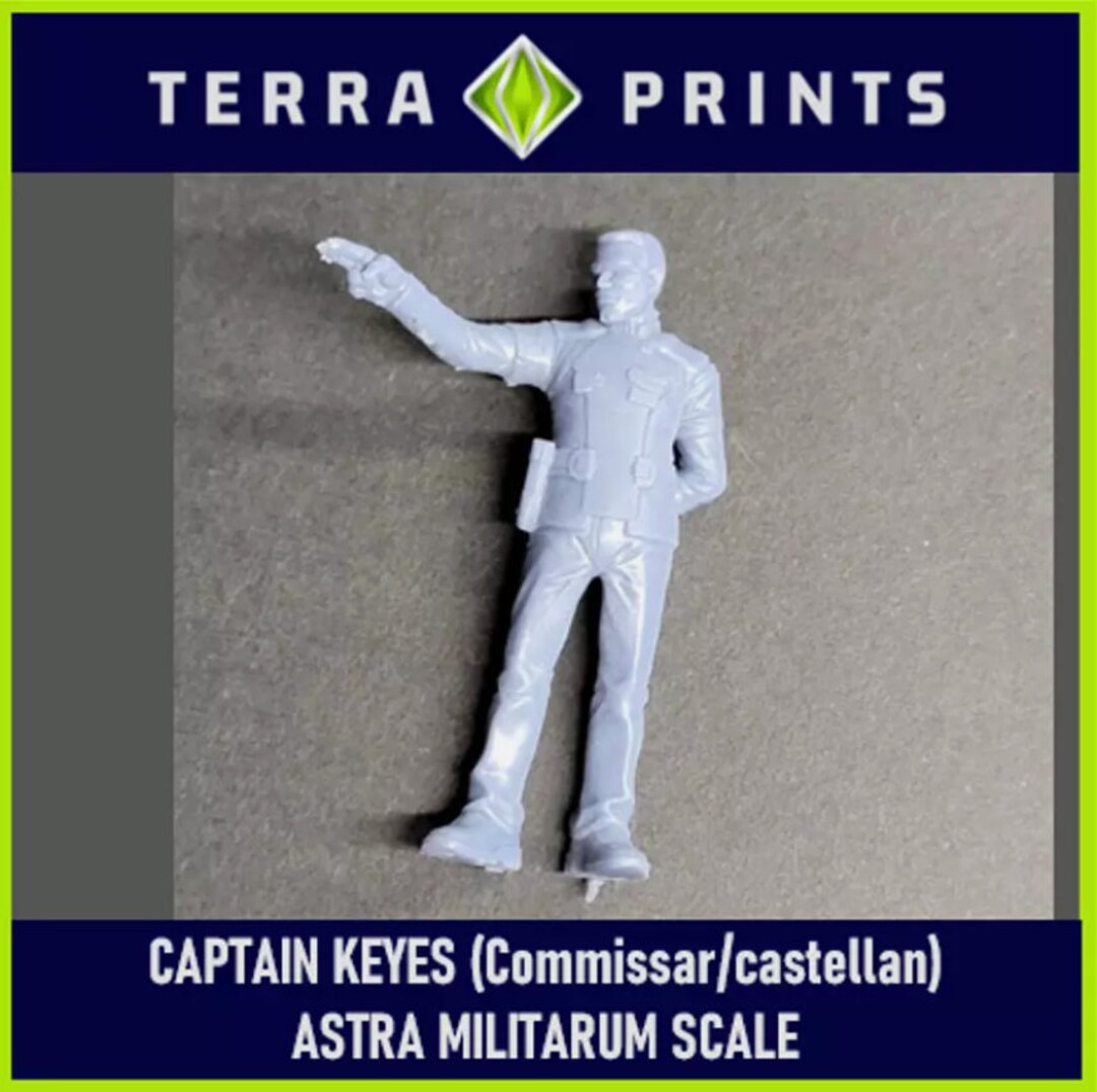 CAPTAIN KEYES (master of the Fleet) - Compatible With Astra Militarum ...