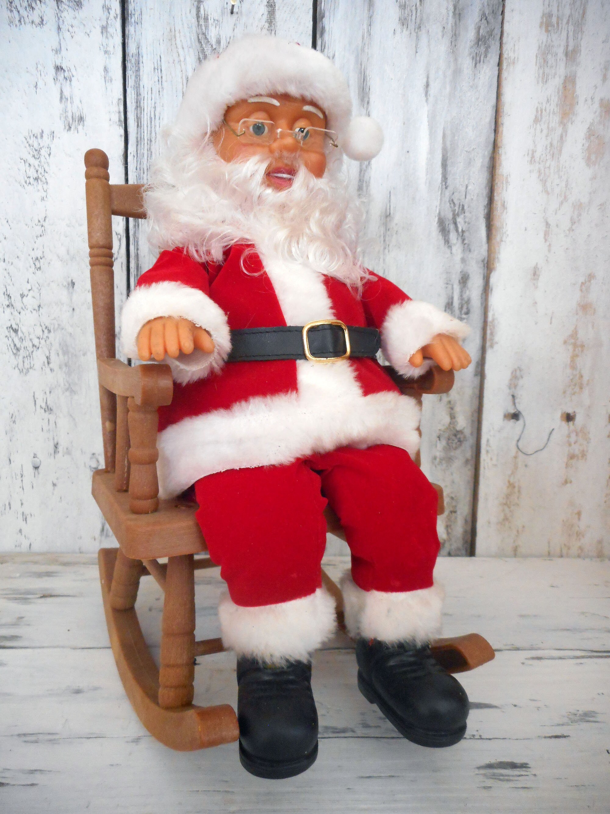 Santa/ in Chair/ Christmas Decor/ Decoration/vintage - Etsy UK