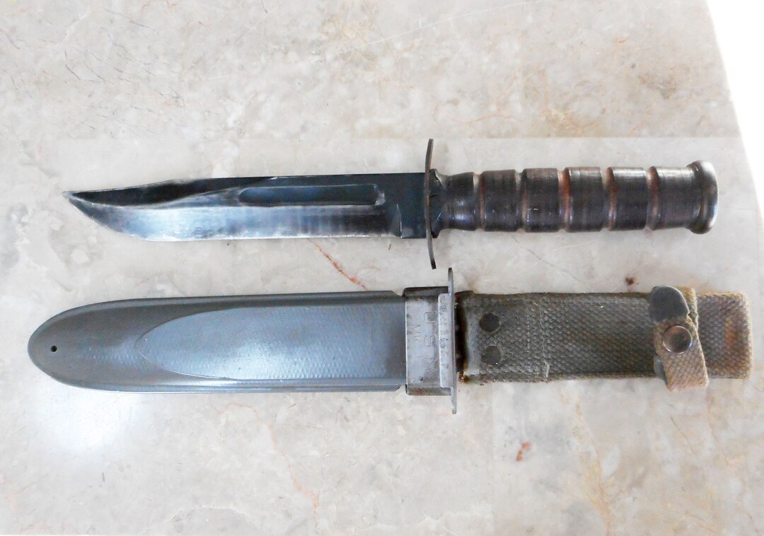 Genuine U.S.N. Mark 2 WW2 Military Combat Knife 1940's - Etsy