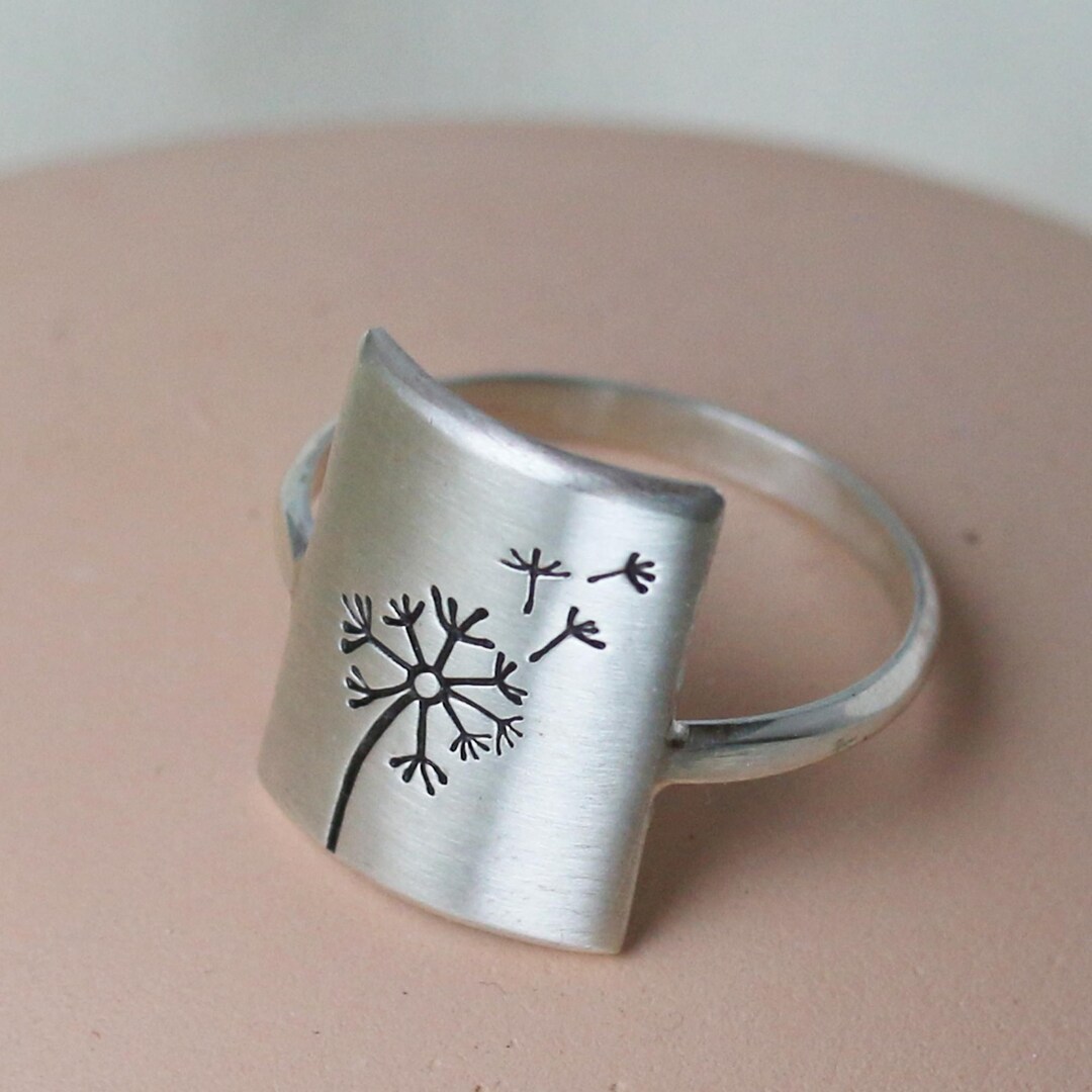 Unique Handmade Statement Ring | Dandelion Everlong Ring | Sterling ...