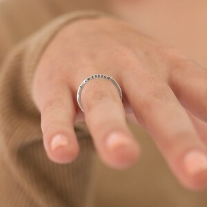 Personalized Inspirational Ring | Treasured Inspiring | Message ...