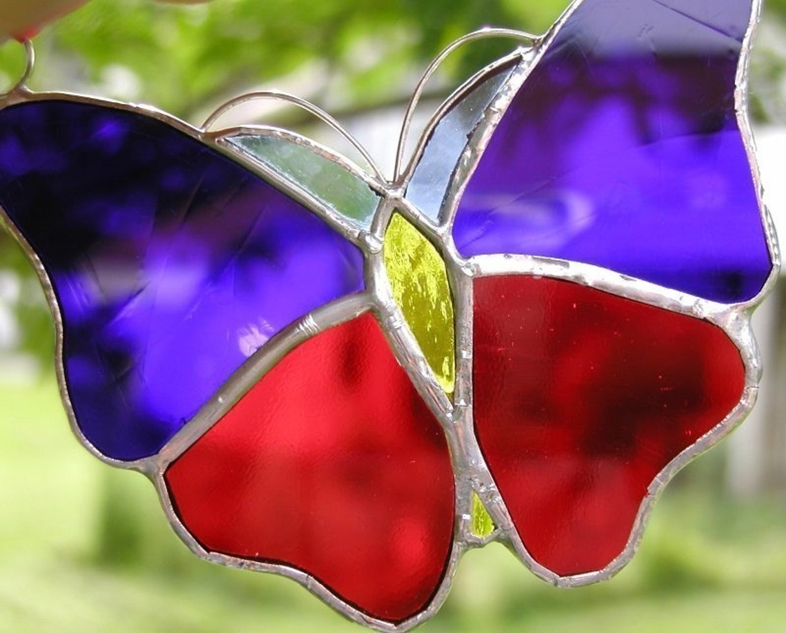 Butterfly Suncatcher - Etsy