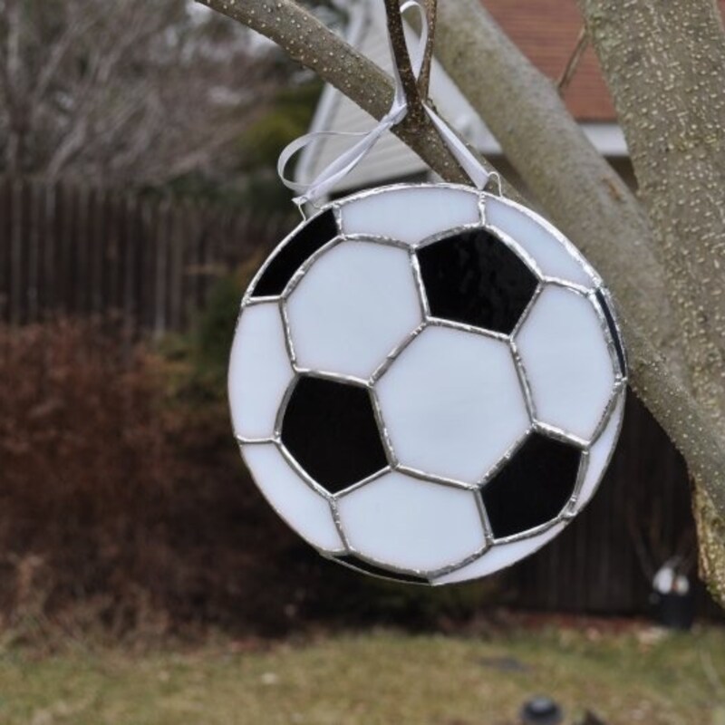 Stained Glass Soccer - Etsy