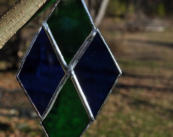 Diamond Shaped Glass - Etsy