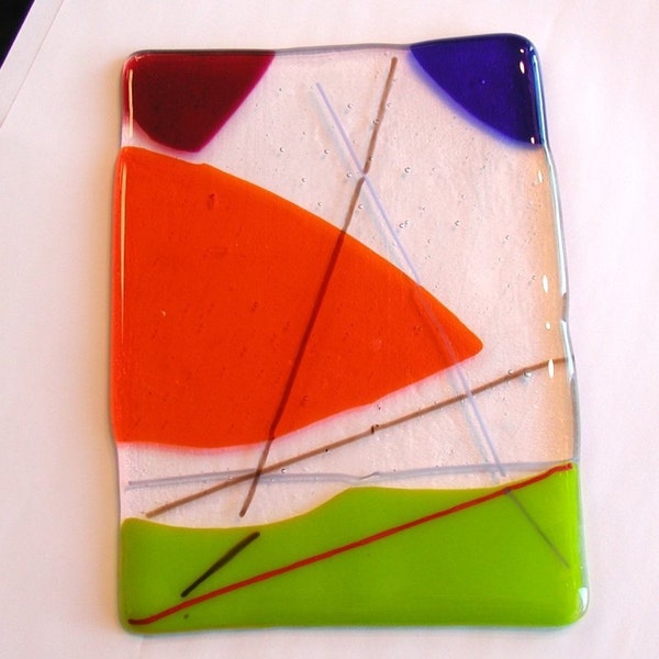 Fused Glass Trivet - Etsy