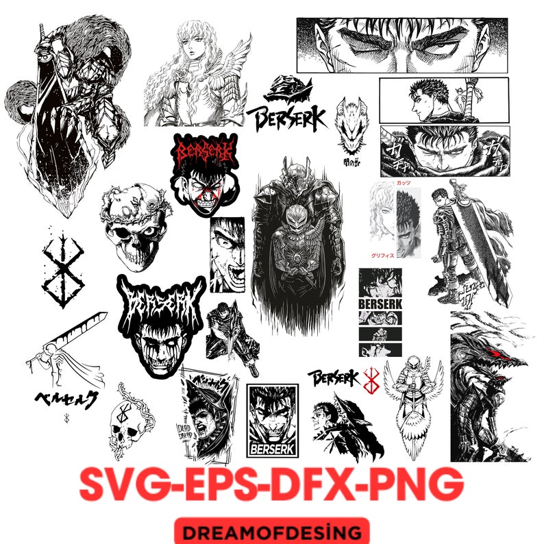 Berserk Svg Png Dfx Eps Anime Svg Dfx Eps Png Berserk Anime Png Guts ...