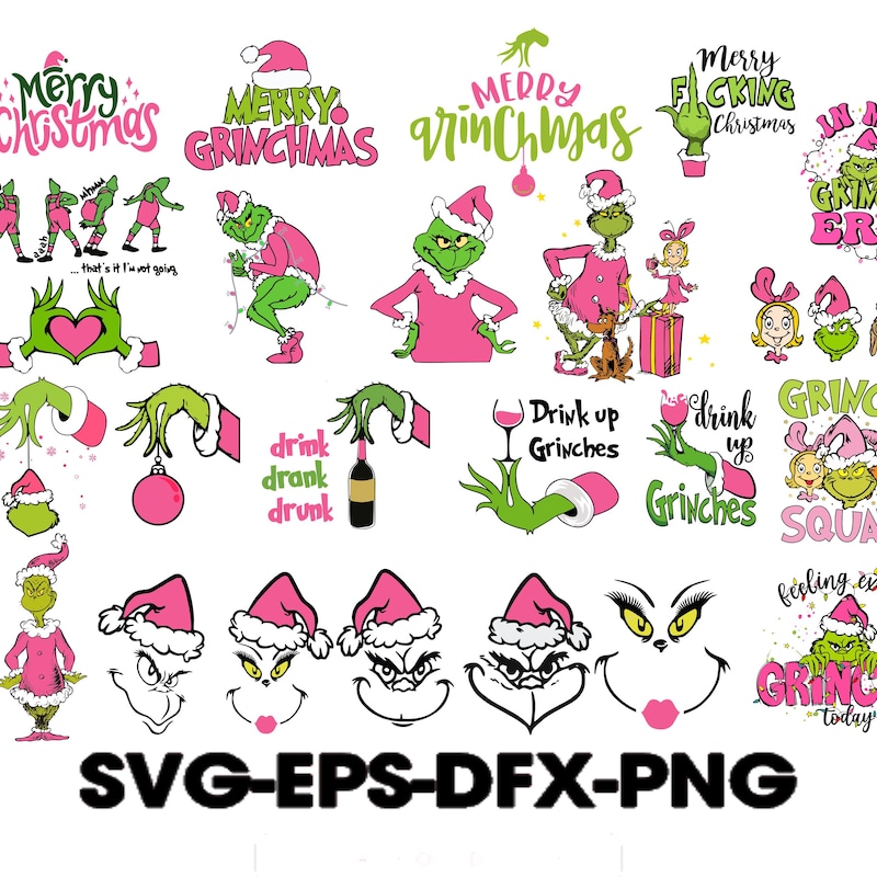 Grinch Heart Image - Etsy