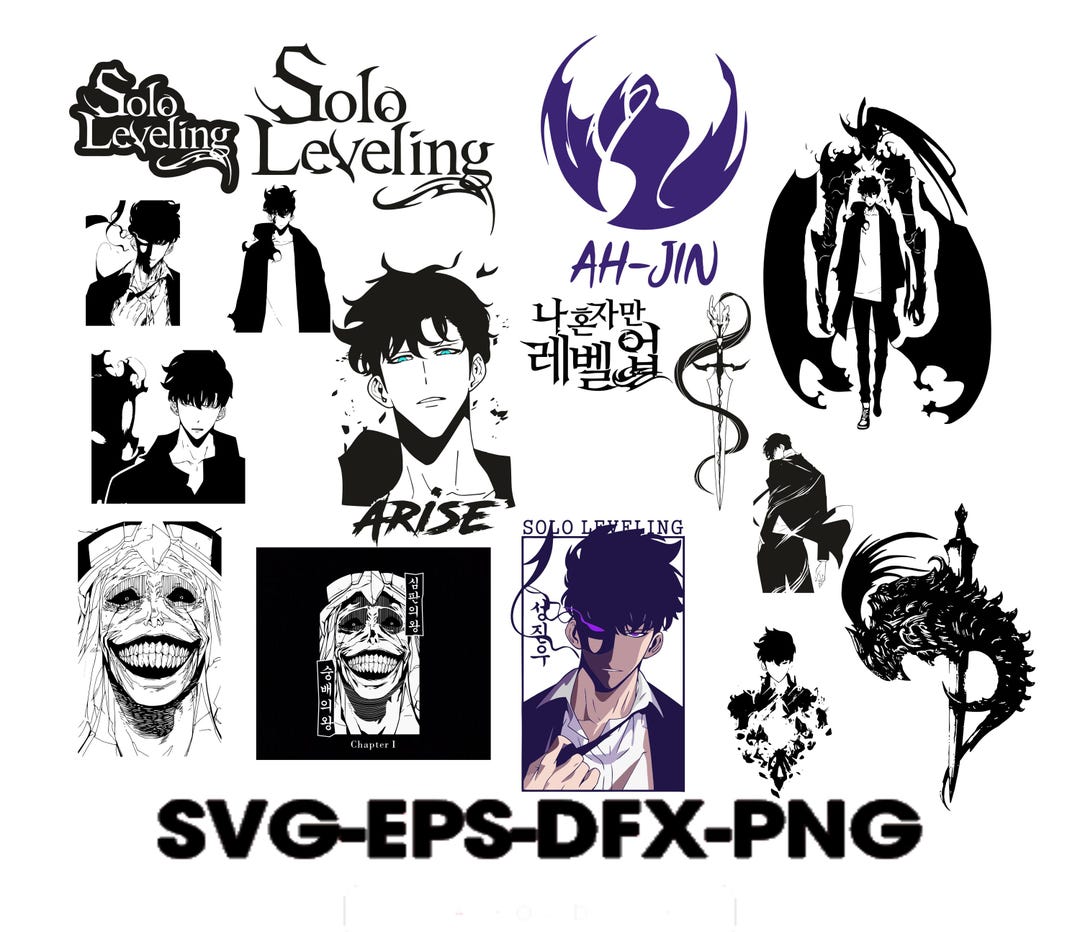 Anime Bundle SVG Digital Download | Japanese SVG | | Anime Silhouette ...