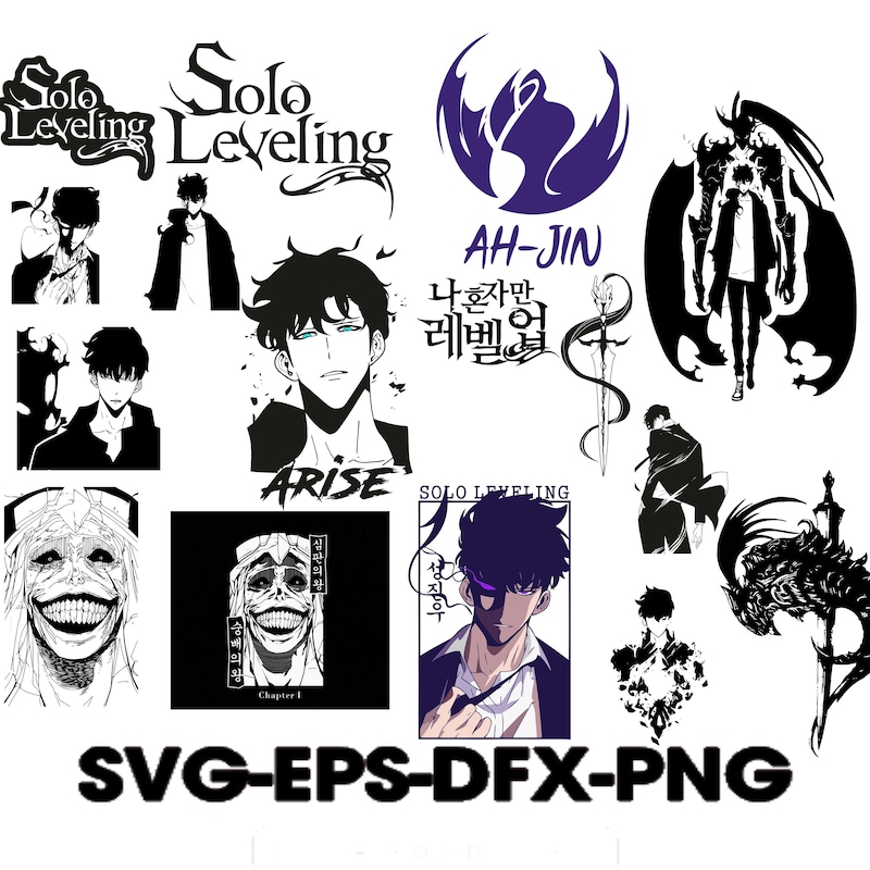 Solo Leveling Anime Pack - Etsy