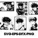 50+ Jujutsu Kaisen Anime Svg Manga SVG Japanese SVG, Anime Logo, Anime ...